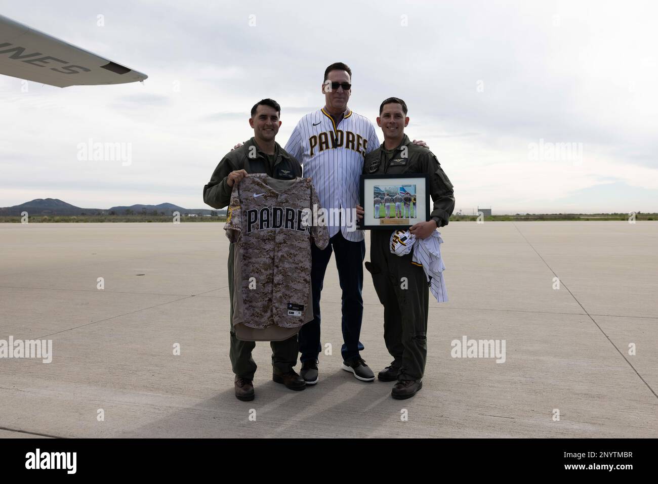 U.S. Marine Corps Capt. Michael Estrada (left), a KC-130J Super ...