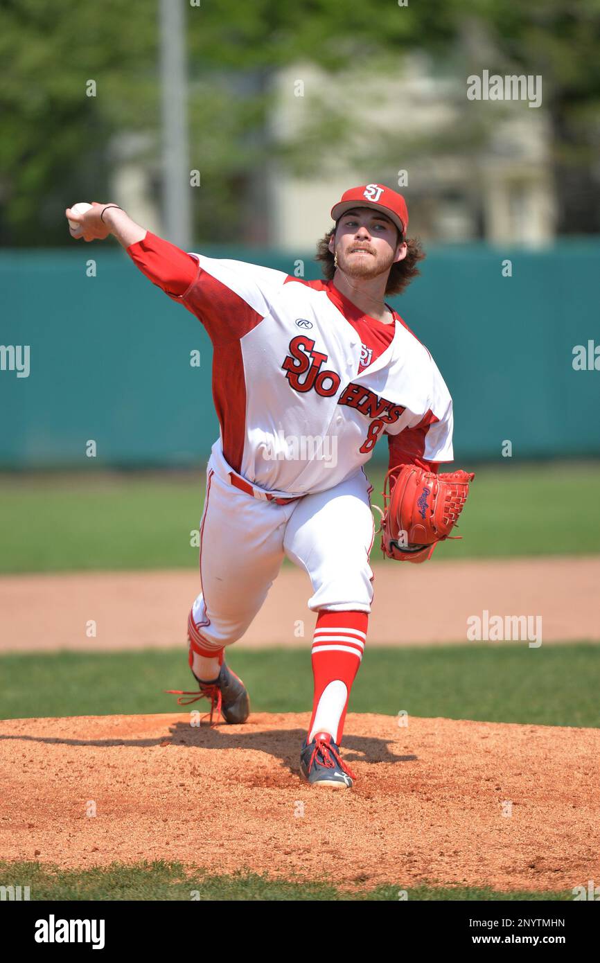St. John's University Redstorm pitcher Sean Mooney (8) during game ...