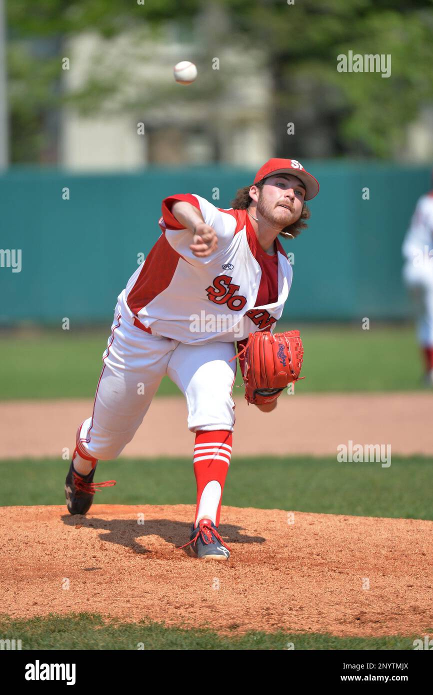 St. John's University Redstorm pitcher Sean Mooney (8) during game ...