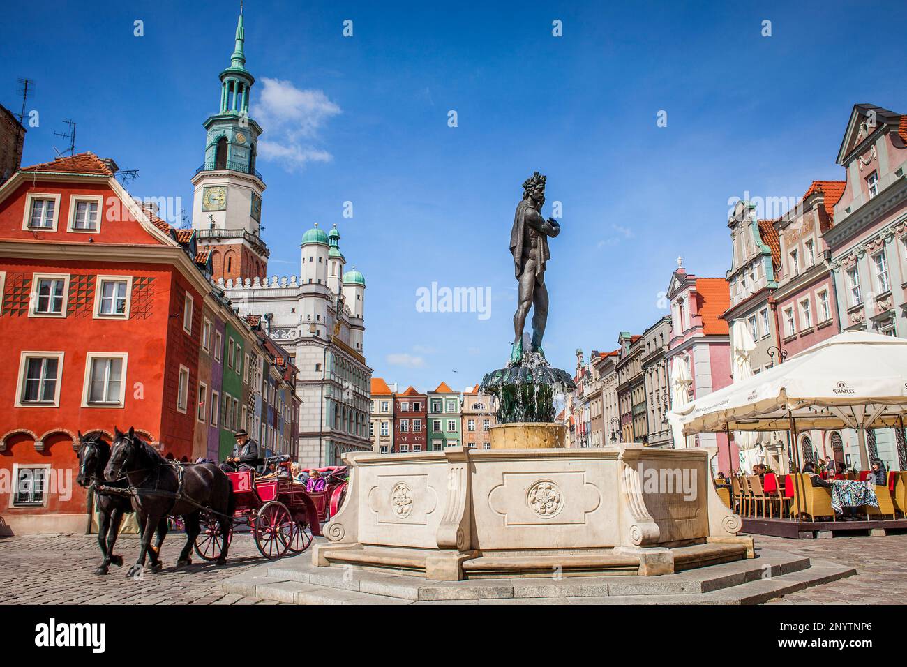 Old Market Square, Poznan, Poland Stock Photo - Alamy