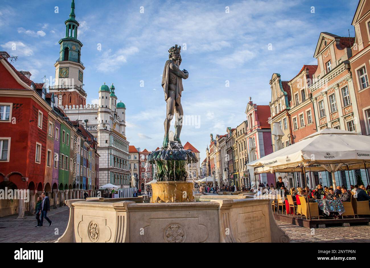 Old Market Square, Poznan, Poland Stock Photo - Alamy