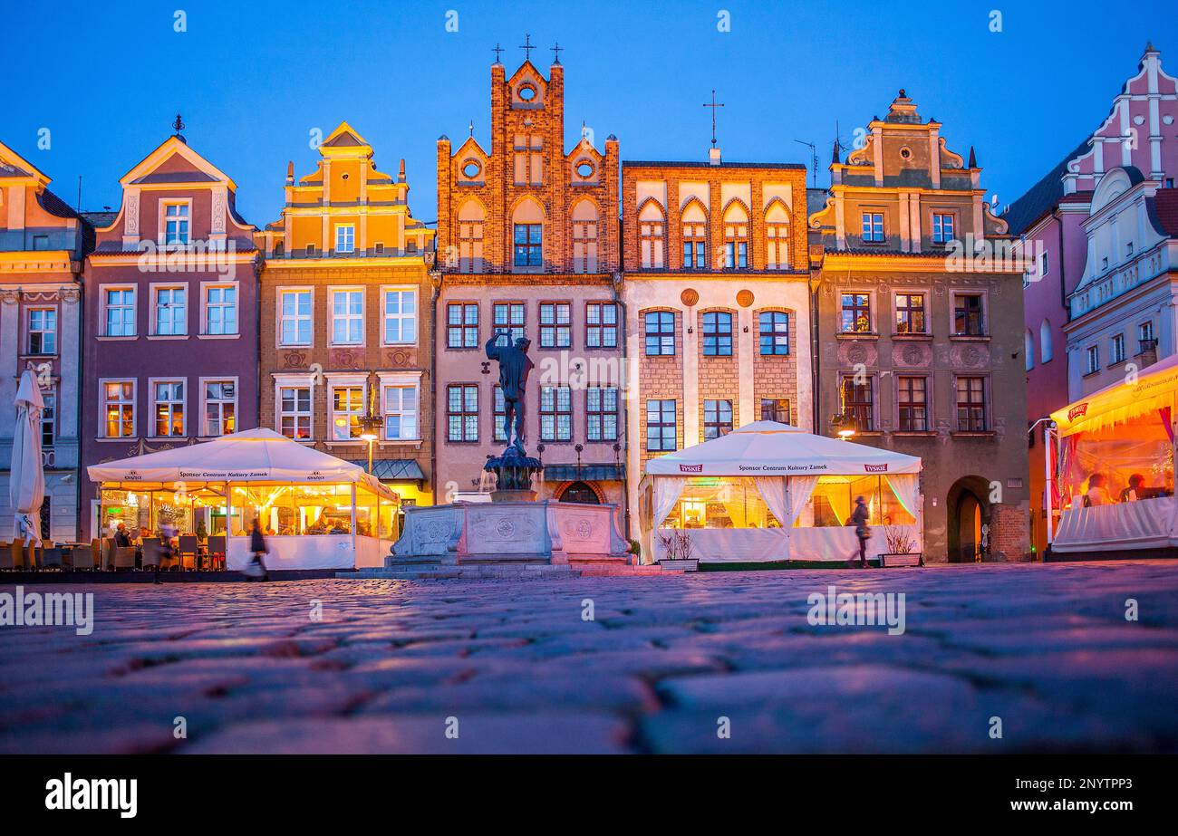Old Market Square, Poznan, Poland Stock Photo - Alamy