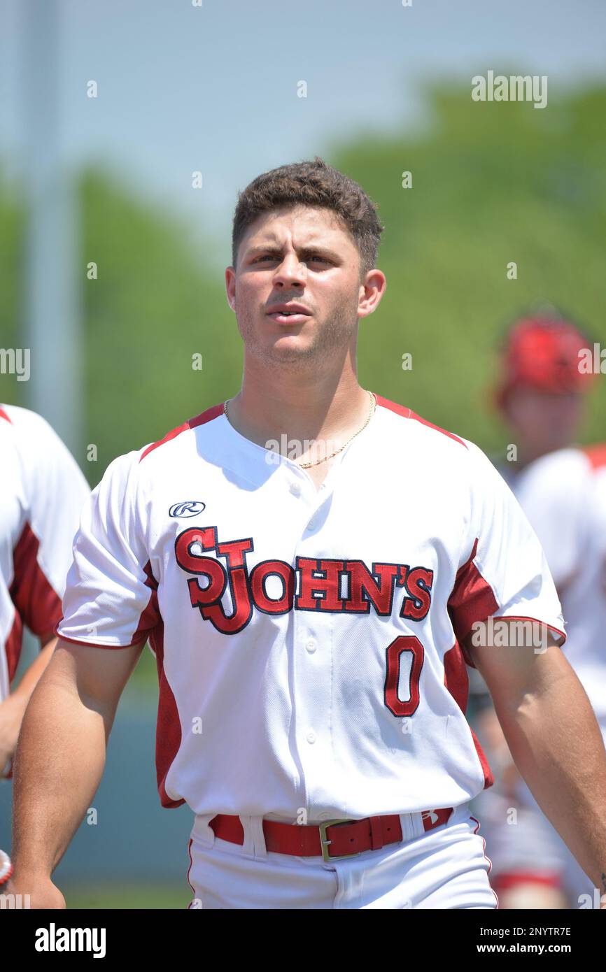 St. John's University Redstorm outfielder Mike Antico (0) during game ...