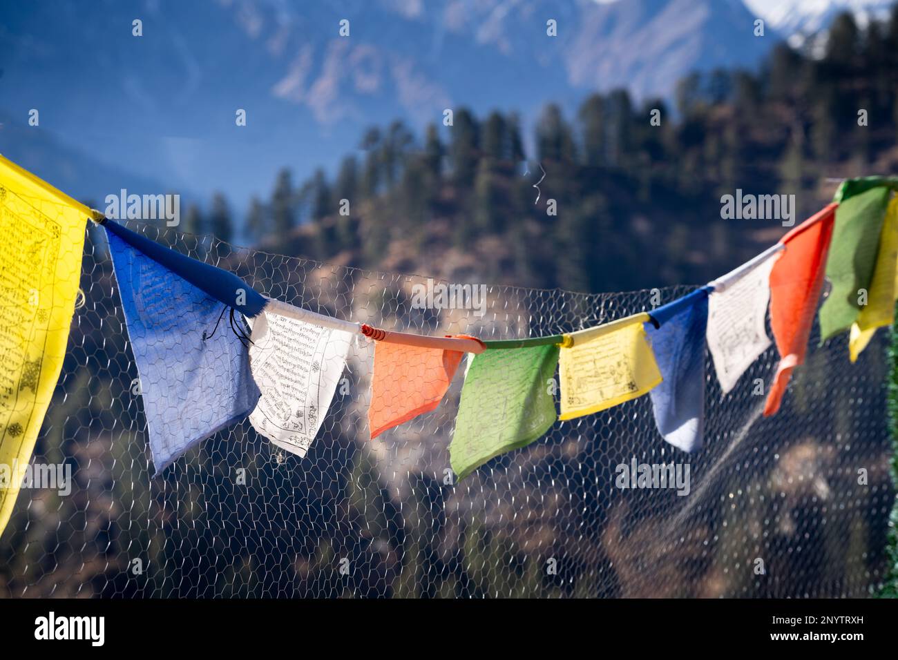 Buddhist monastery in manali hi-res stock photography and images - Alamy