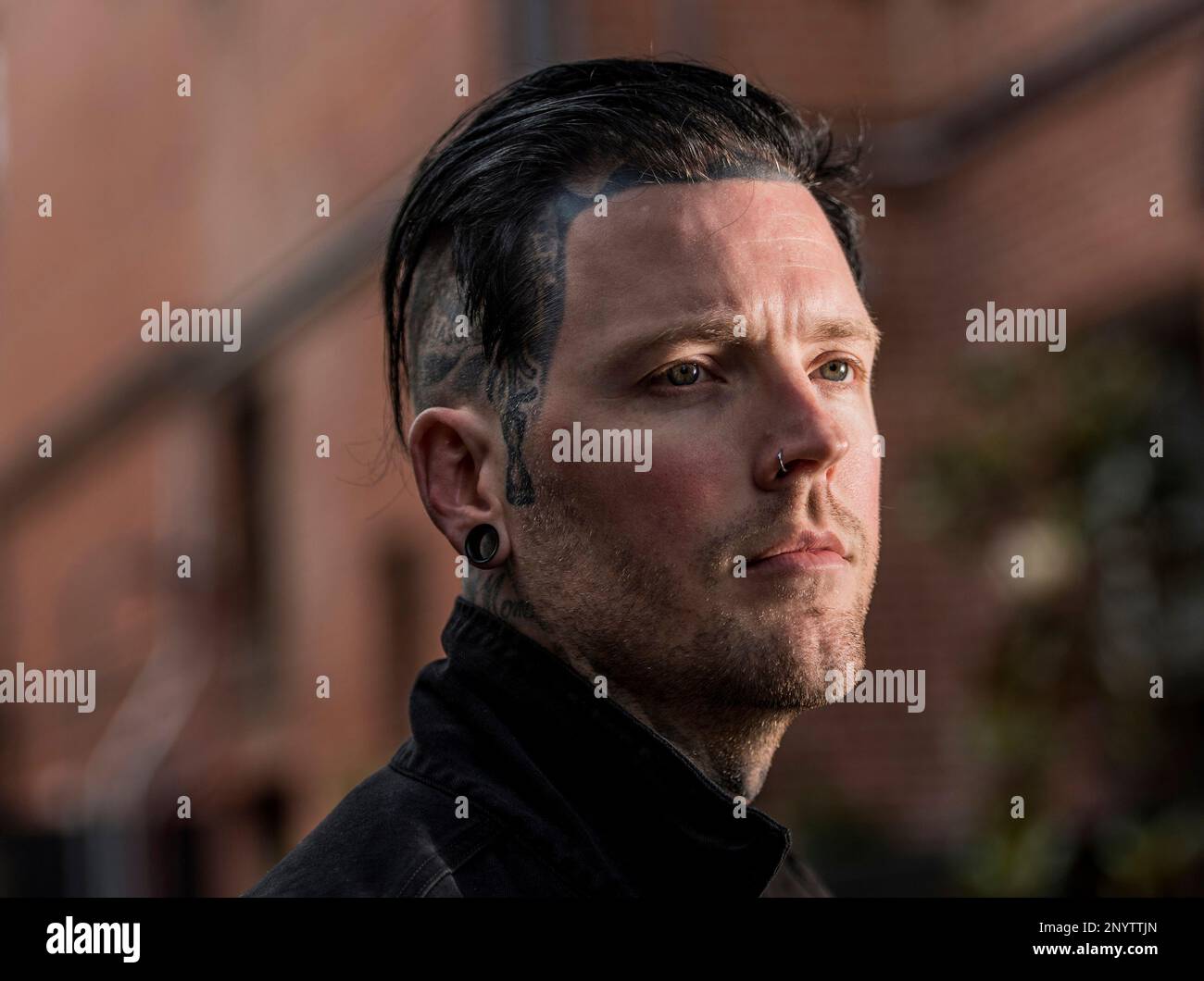 Trevor Friedrich, drummer for the metal band, Eighteen Visions in Santa ...