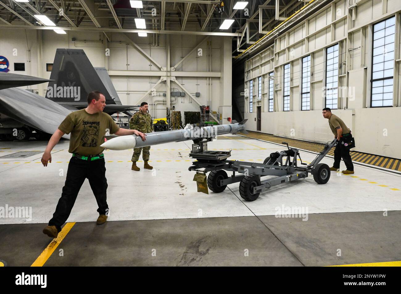 Jan 20, 2023, load crews form the 477th Aircraft Maintenance Squadron ...