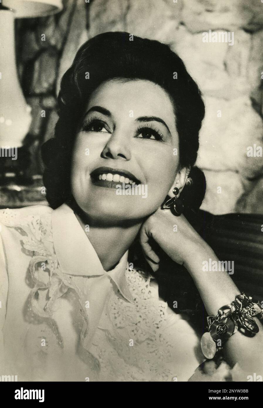 American actress Cyd Charisse in the movie Meet Me in Las Vegas, USA ...