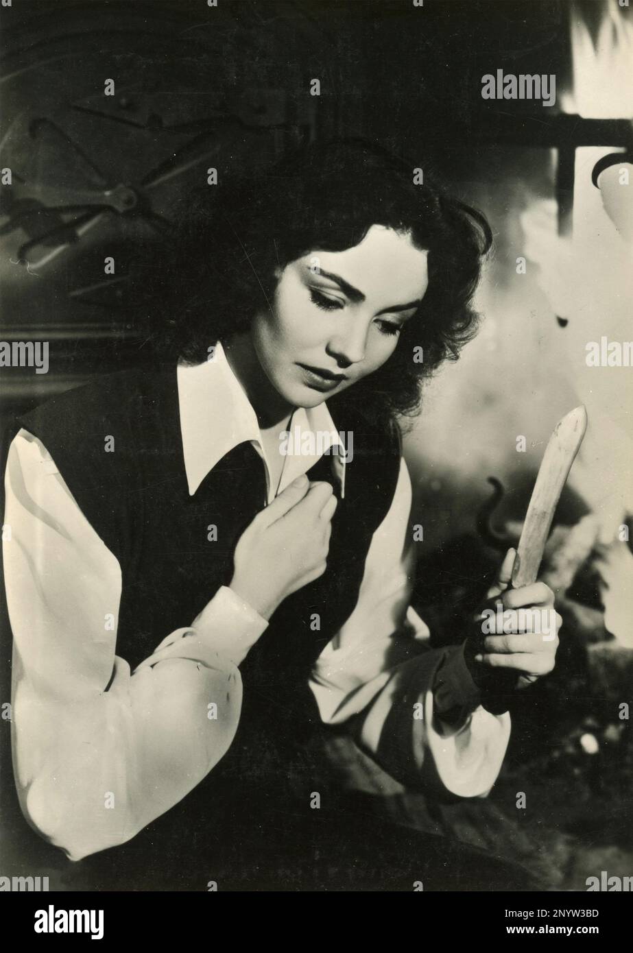 American actress Jennifer Jones, USA 1950s Stock Photo - Alamy