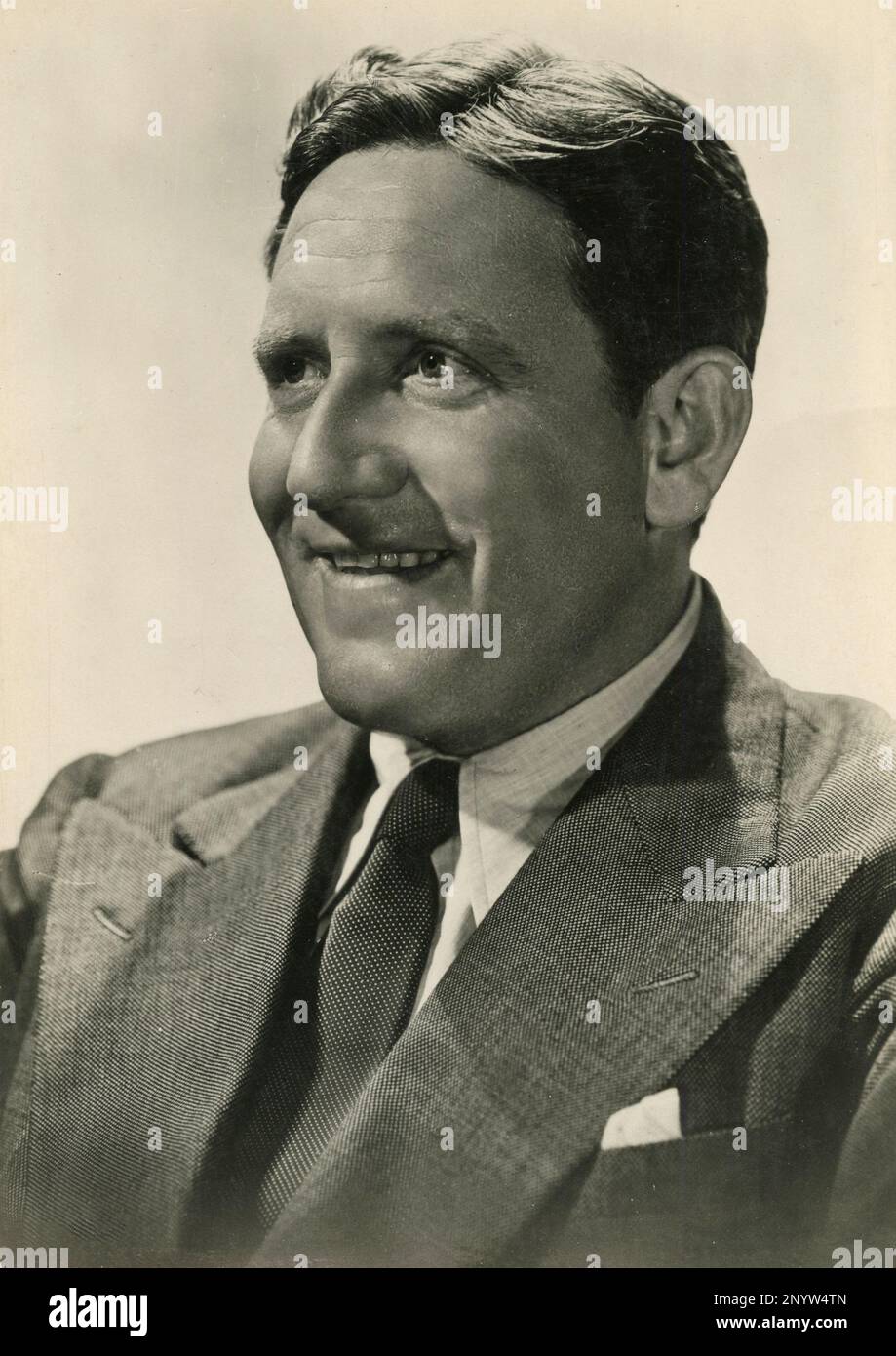 American actor Spencer Tracy, USA 1950s Stock Photo - Alamy