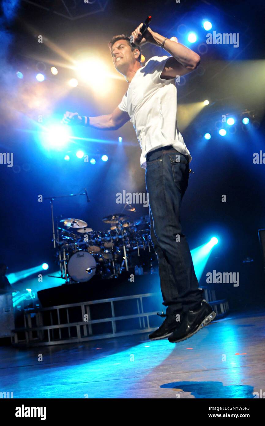 Nick Hexum of 311 performs at Riverbend Music Center on June 26, 2010 ...