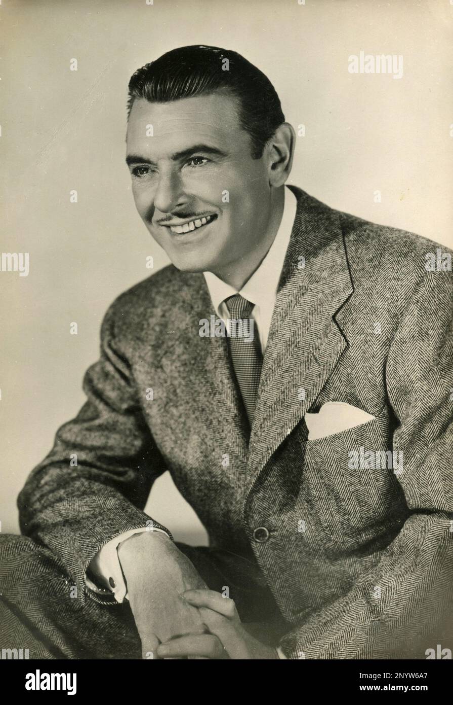 Irish-American stage actor George Brent, USA 1950s Stock Photo - Alamy