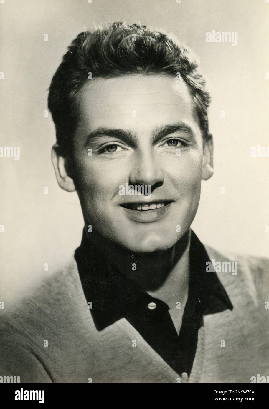 Italian actor Roberto Risso in the movie Frisky, Italy 1954 Stock Photo ...