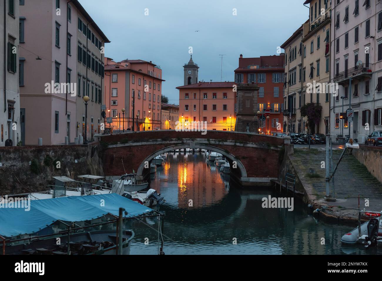Old buildings livorno hi-res stock photography and images - Alamy