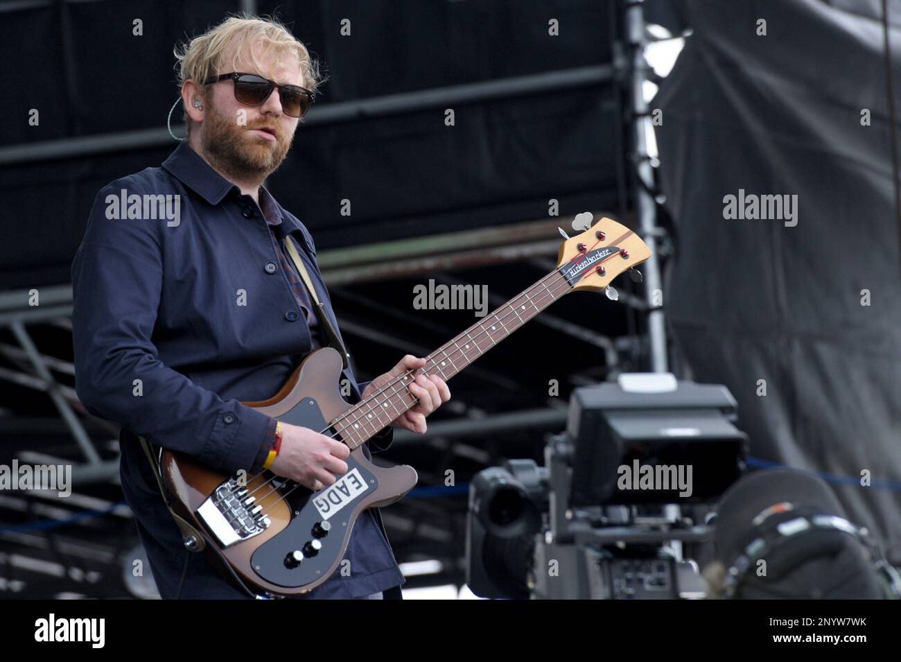Bob Hardy of Franz Ferdinand performs at the Outside Lands Music & Art ...