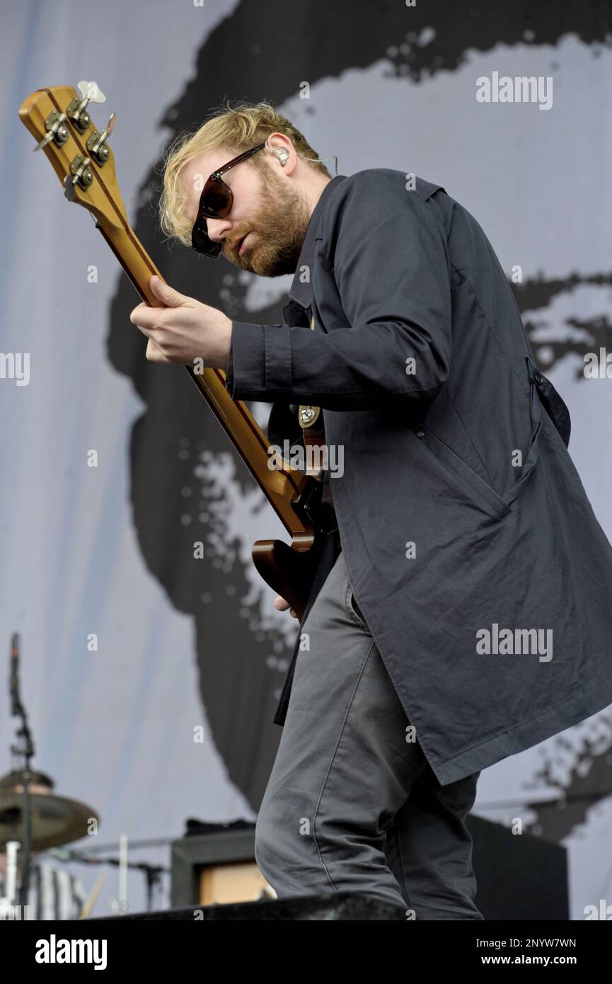 Bob Hardy of Franz Ferdinand performs at the Outside Lands Music & Art ...