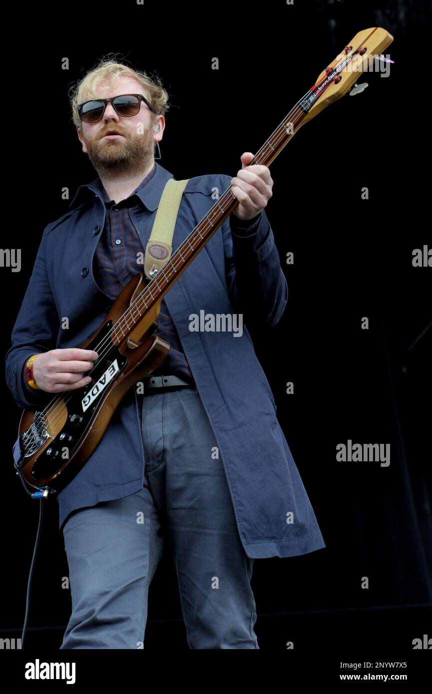 Bob Hardy of Franz Ferdinand performs at the Outside Lands Music & Art ...