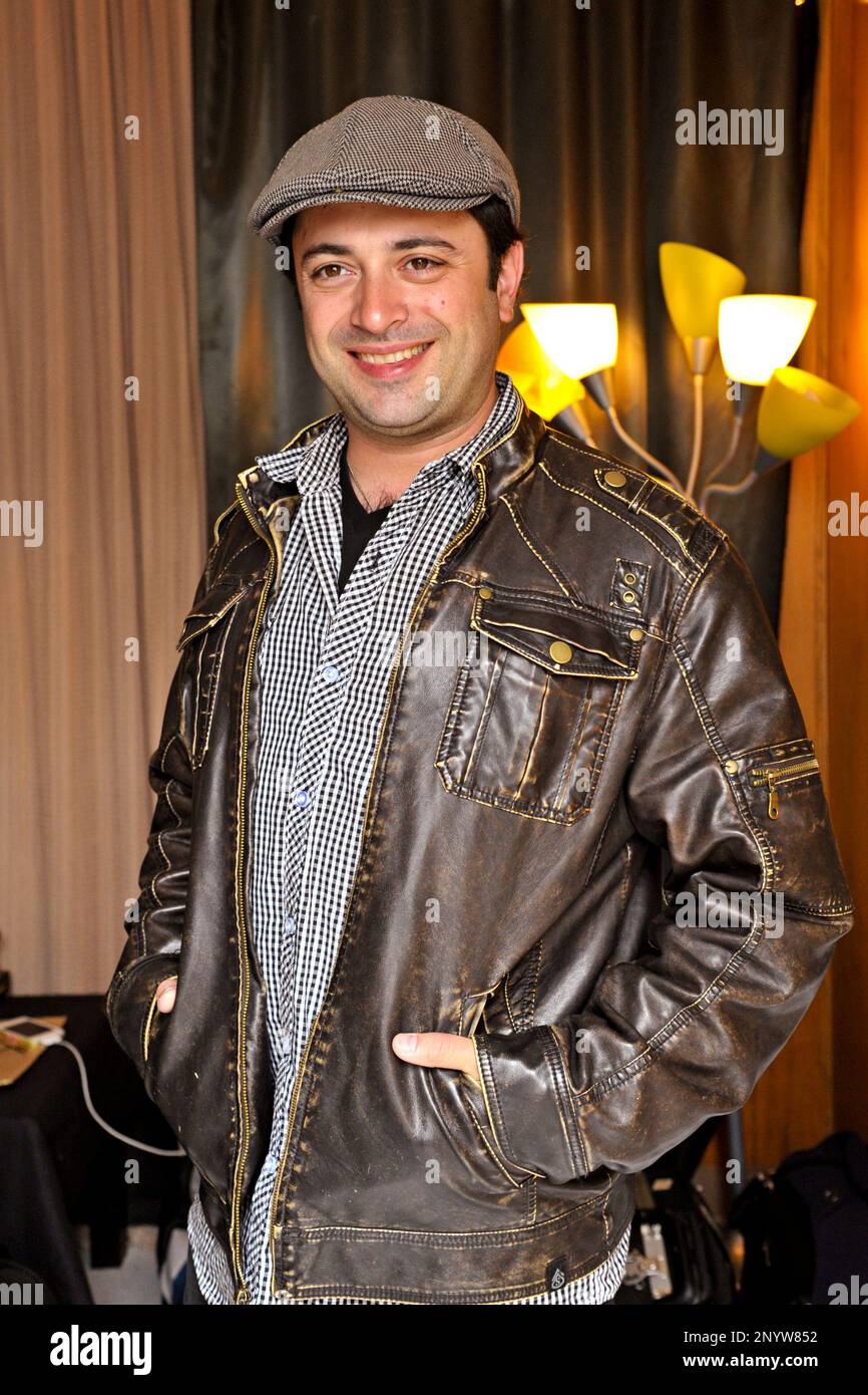 James King of Fitz and the Tantrums backstage at Outside Lands Festival ...