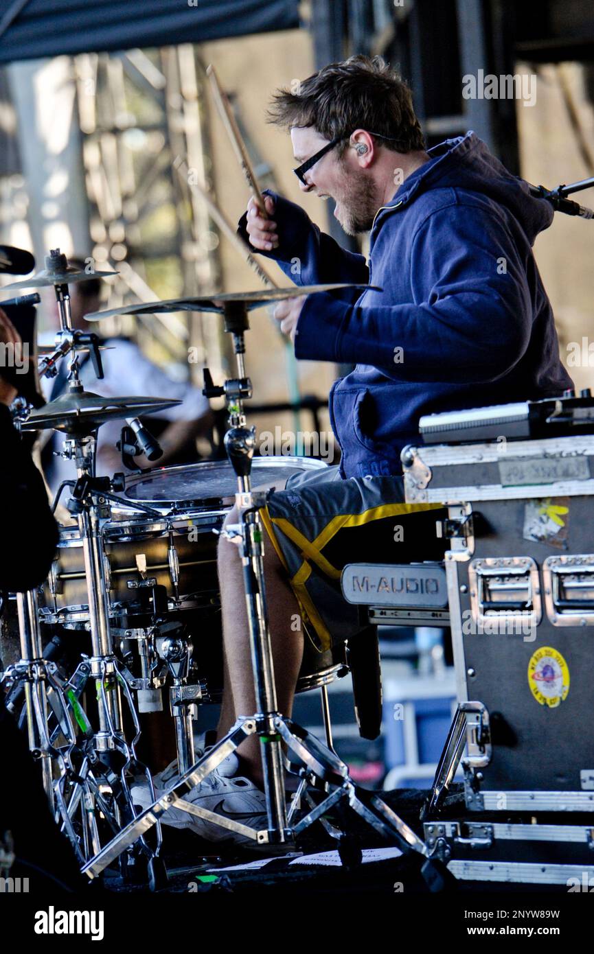 Josh Eppard of Coheed and Cambria performs during the 2012 Voodoo ...