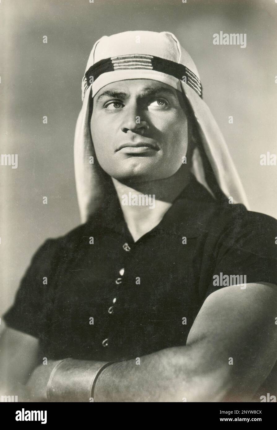 American actor Jeff Chandler in the movie Flame of Araby, USA 1951 ...