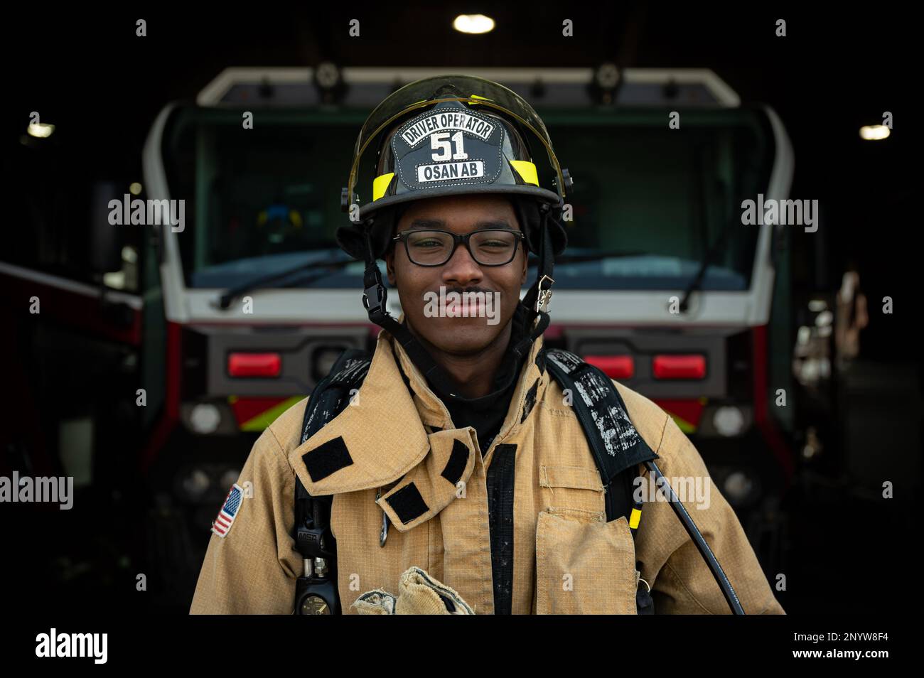 U.S. Air Force Senior Airman Nathaniel Johnson, 51st Civil Engineer ...