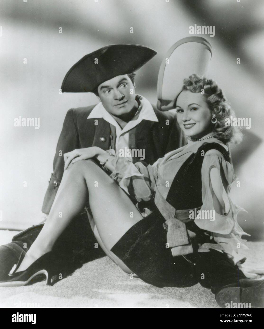 American actor Bob Hope and actress Virginia Mayo in the movie The ...