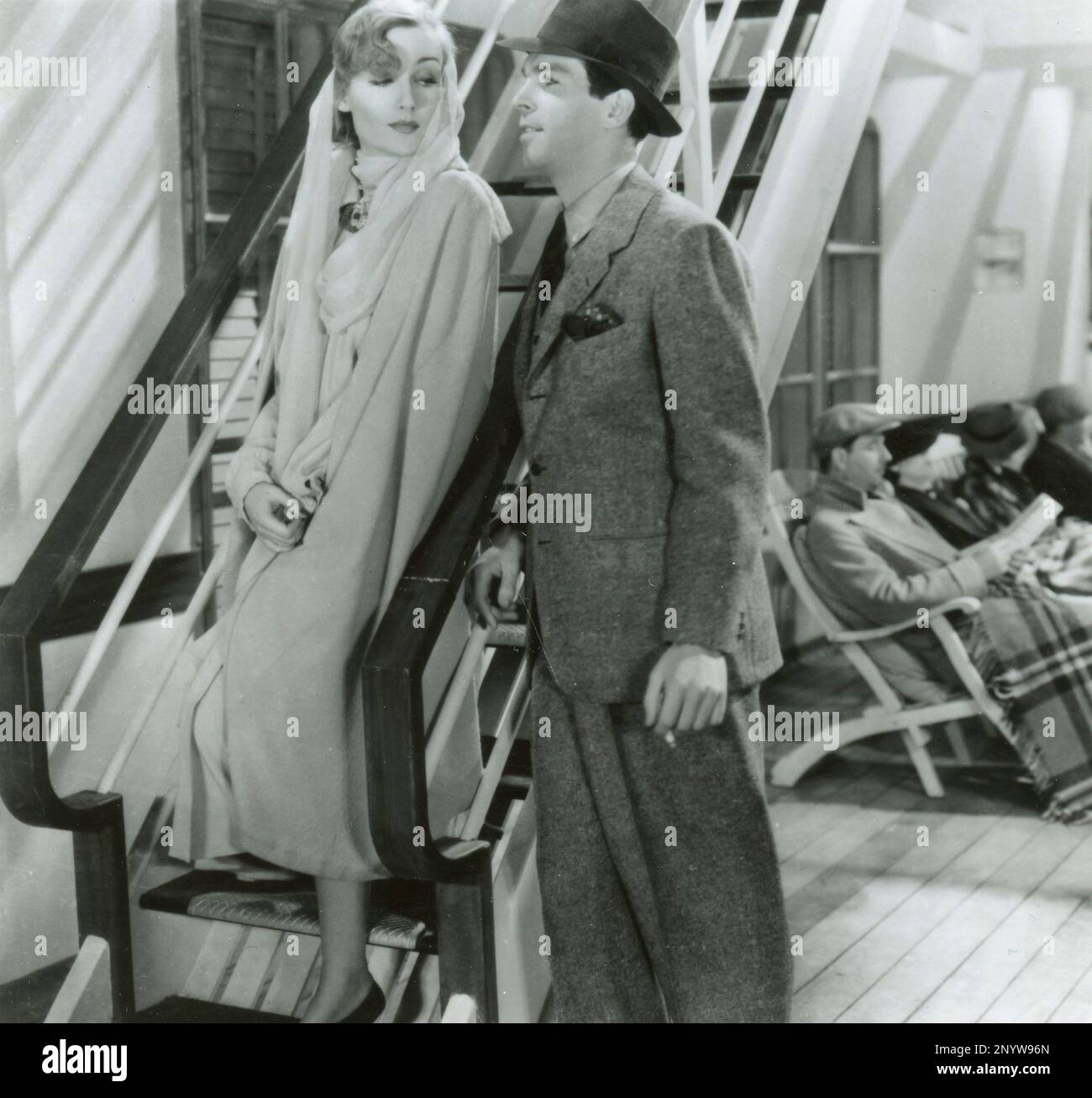 American actress Carole Lombard and actor Fred MacMurray in the movie ...