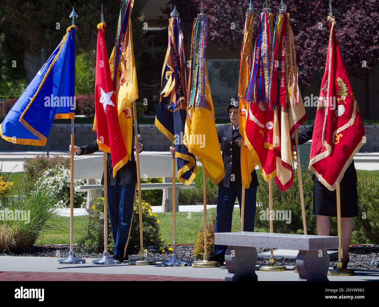 The 116th Cavalry Brigade Combat Team gathered at Gowen Field to ...