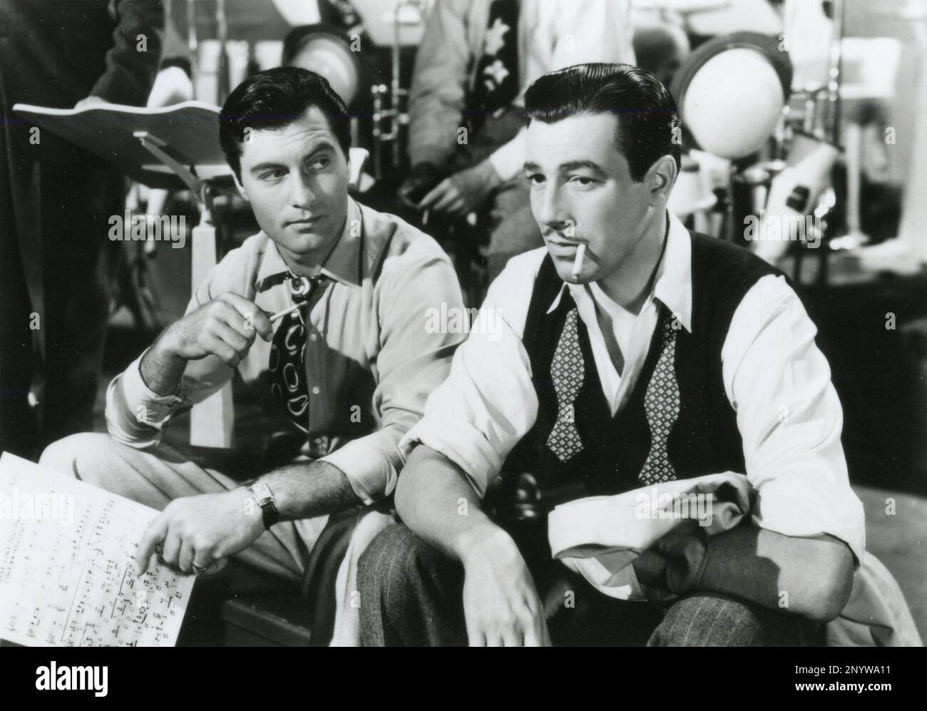 American actors George Montgomery and Cesar Romero in the movie ...