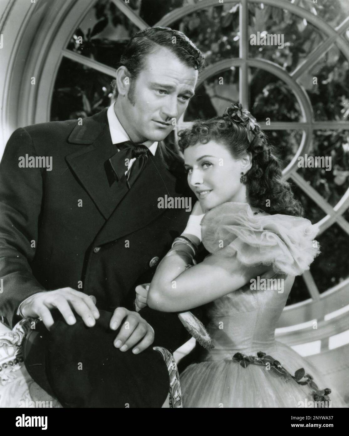 American actor John Wayne and actress Paulette Goddard in the movie ...