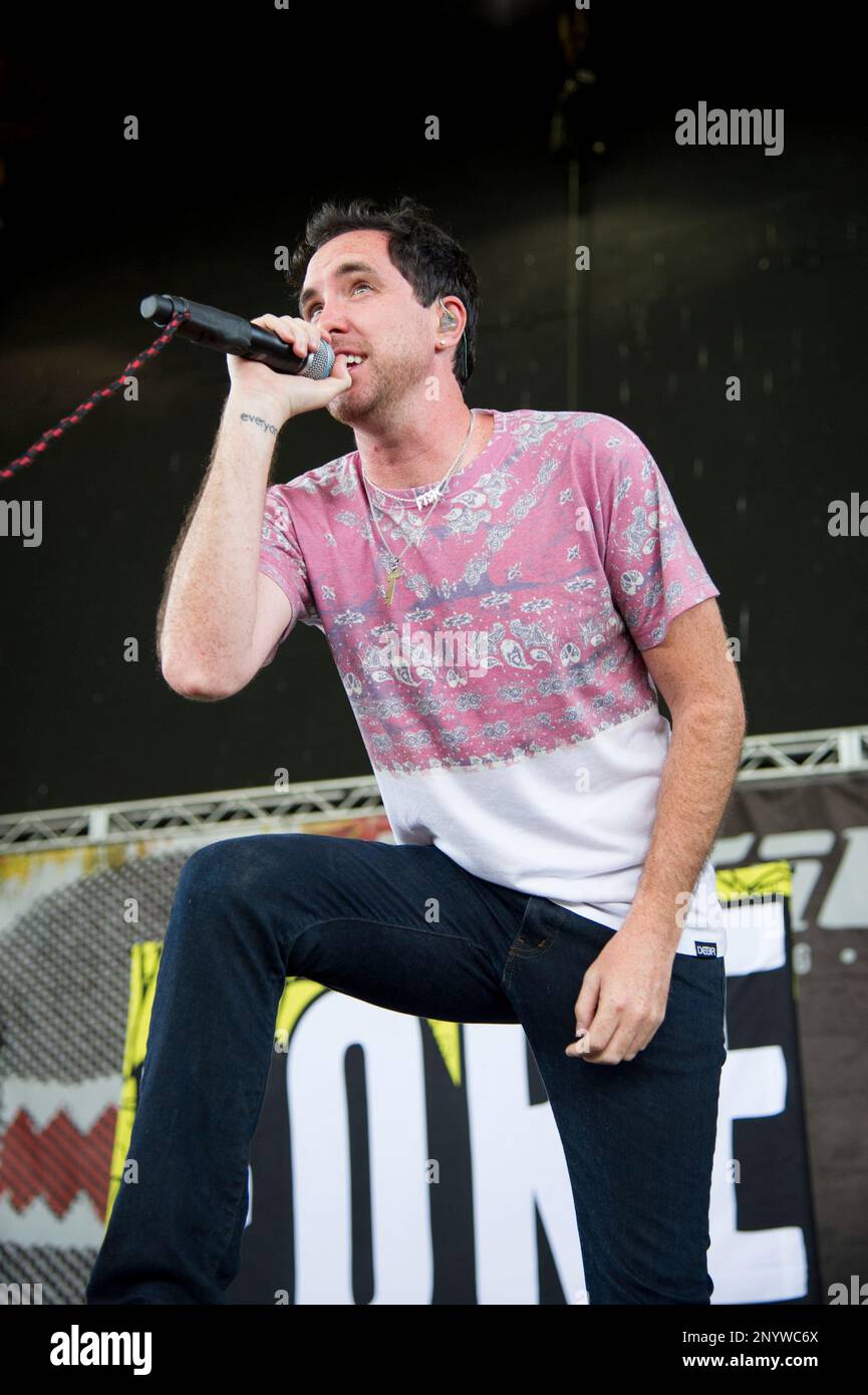 Jonathan Cook of Forever The Sickest Kids performs during the Vans ...