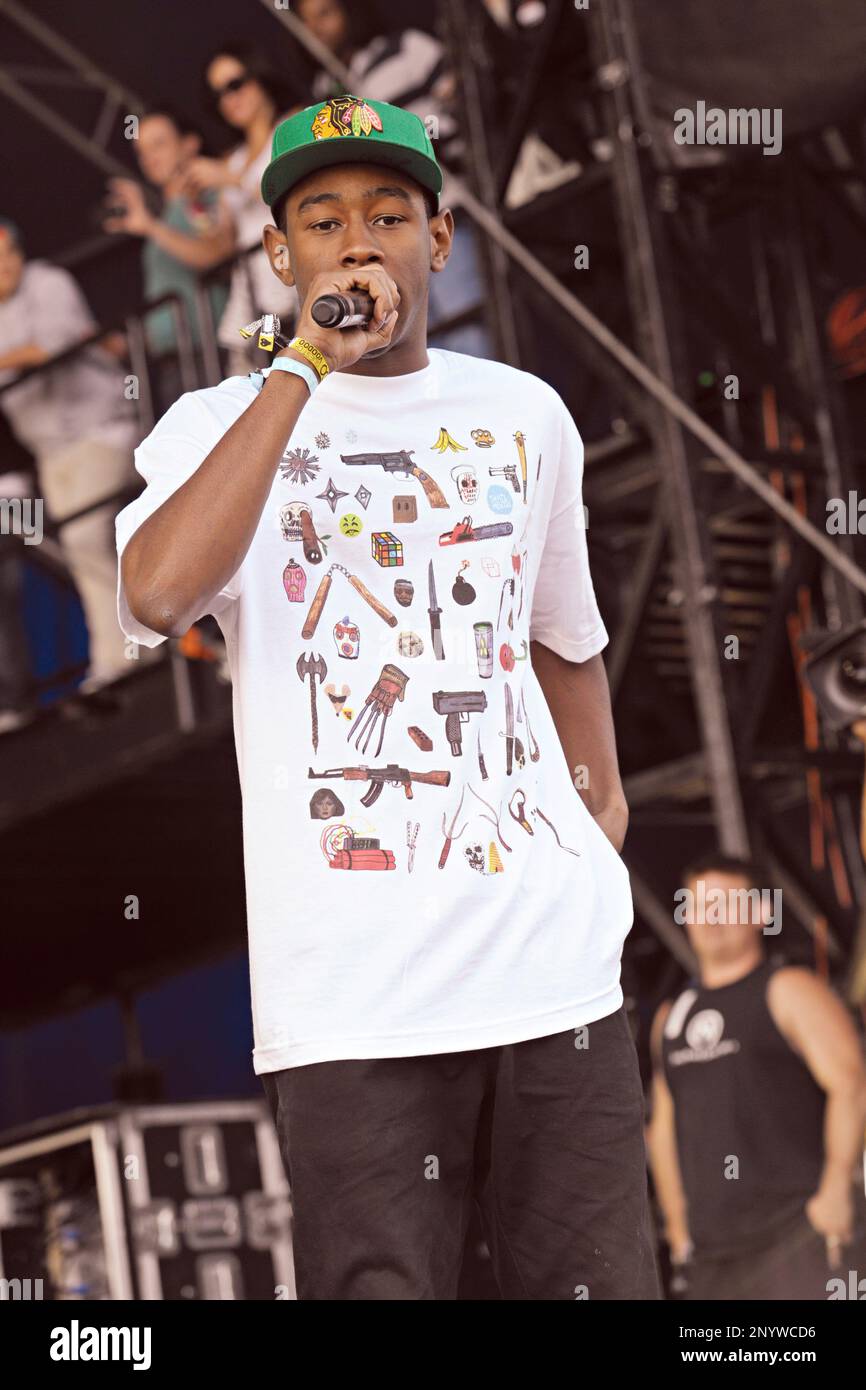 Tyler the Creator of Odd Future performs during day 3 of the Voodoo ...