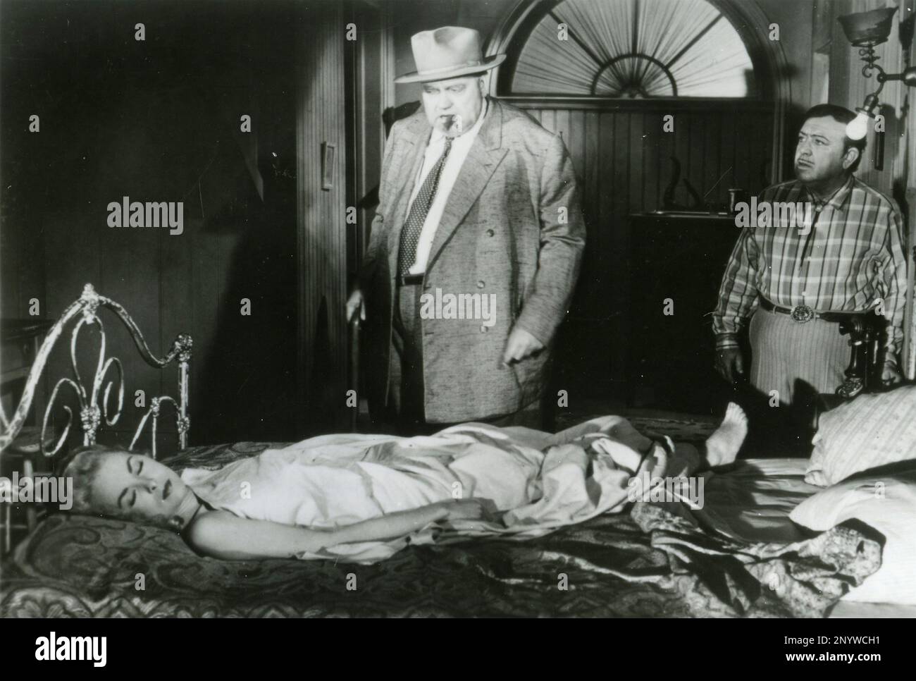 American actor and film director Orson Welles in the movie Touch of ...