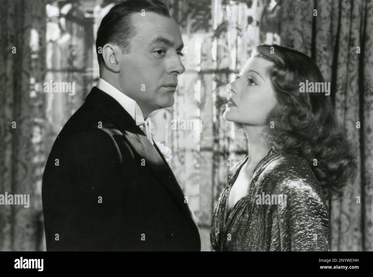 American actor Charles Boyer and actress Rita Hayworth in the movie ...