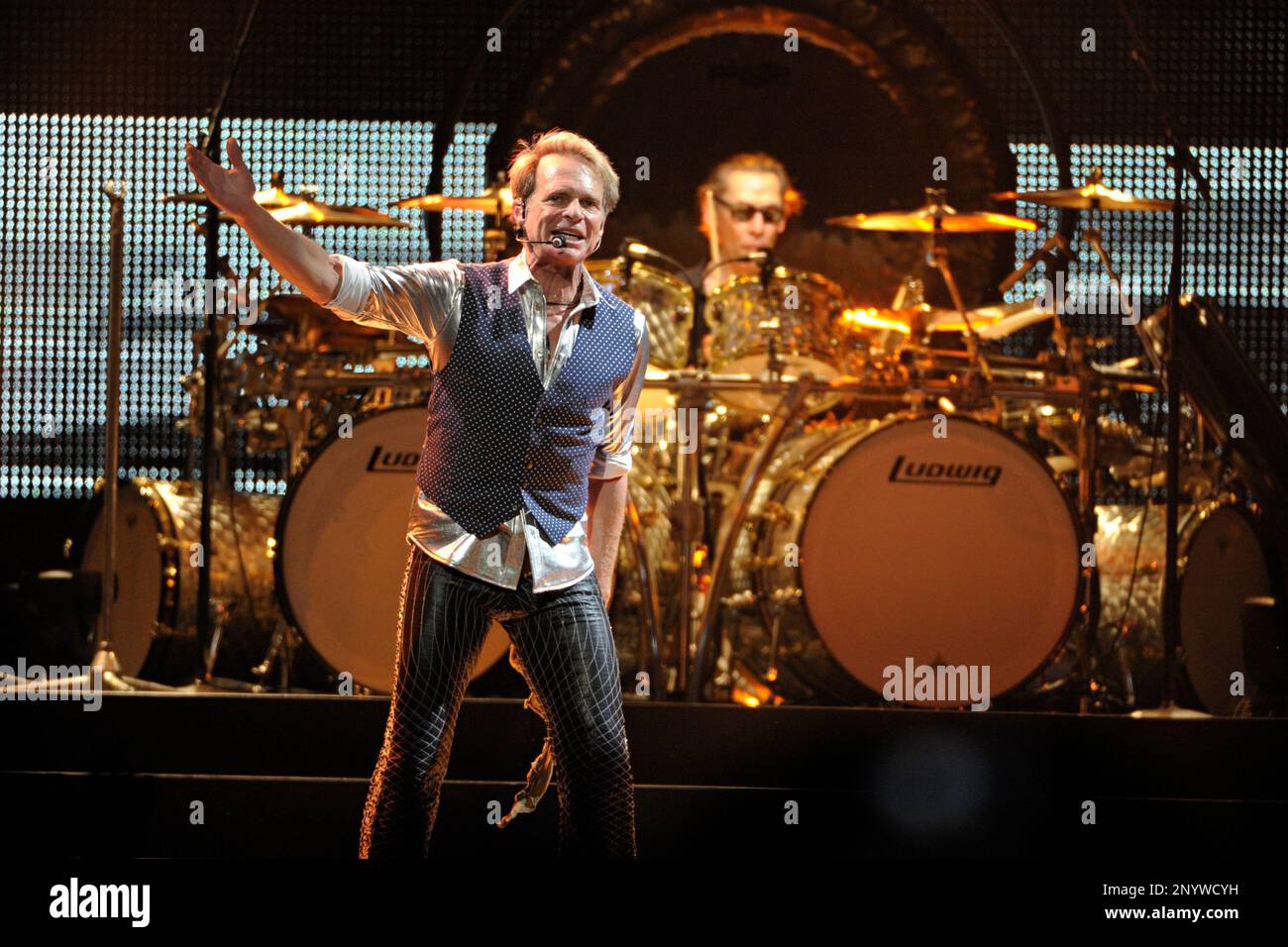 David Lee Roth of Van Halen performs at the KFC Yum! Center on the ...