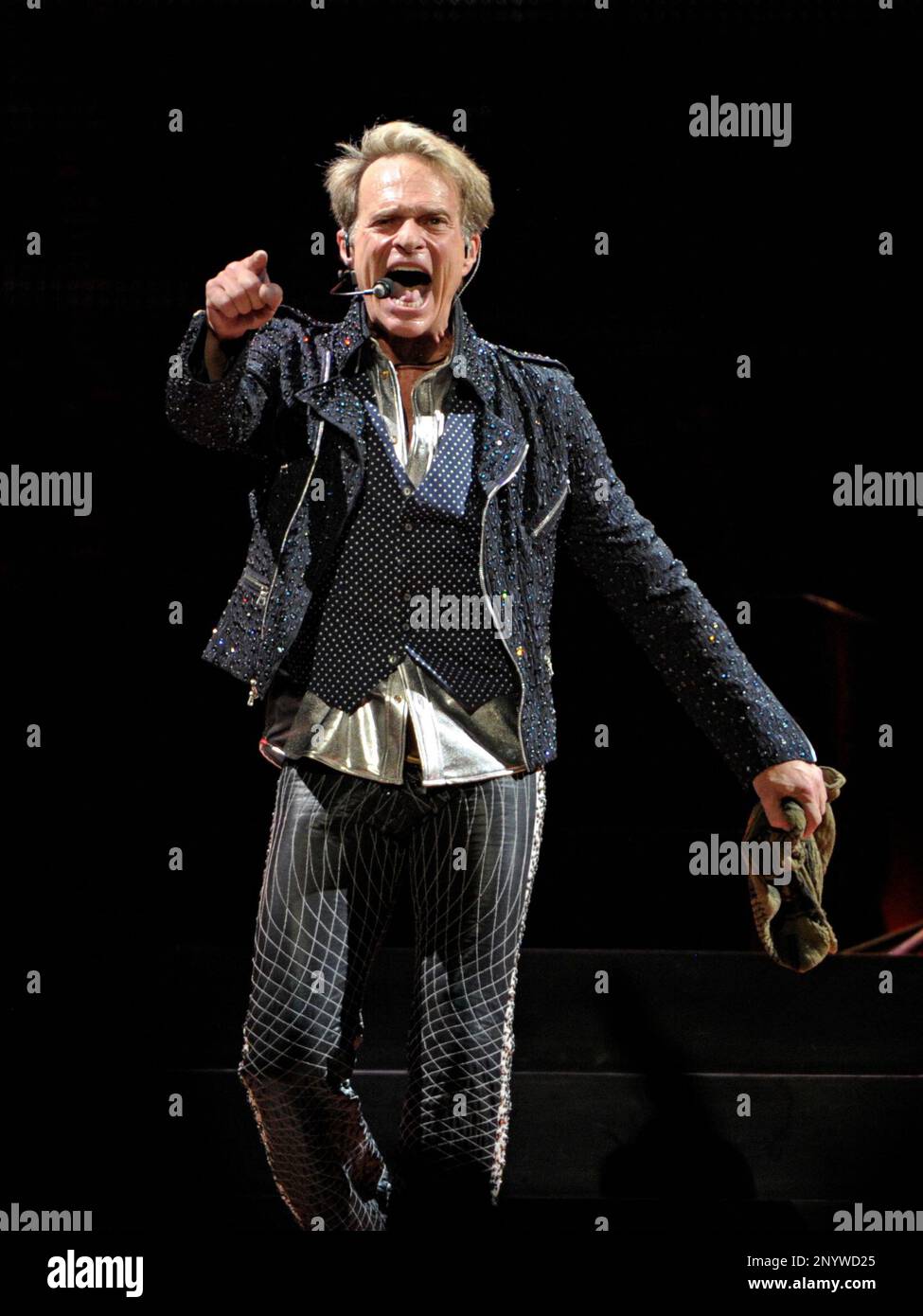 David Lee Roth of Van Halen performs at the KFC Yum! Center on the ...