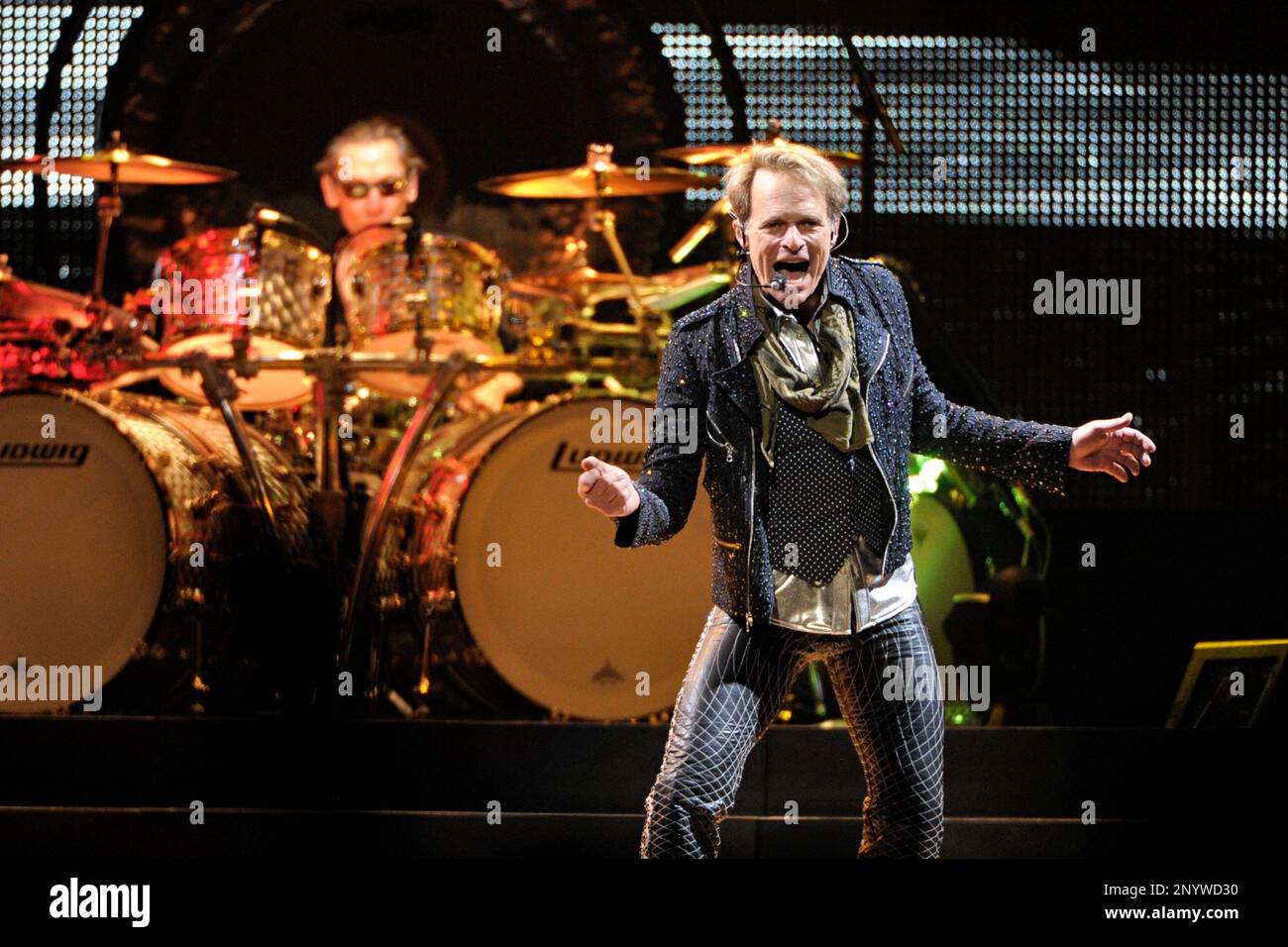 David Lee Roth of Van Halen performs at the KFC Yum! Center on the ...