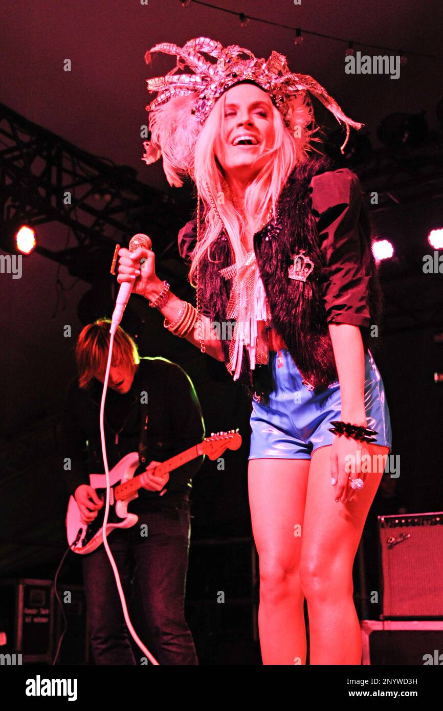 Rachel Vette of The Vettes performs during day 1 of the Voodoo ...