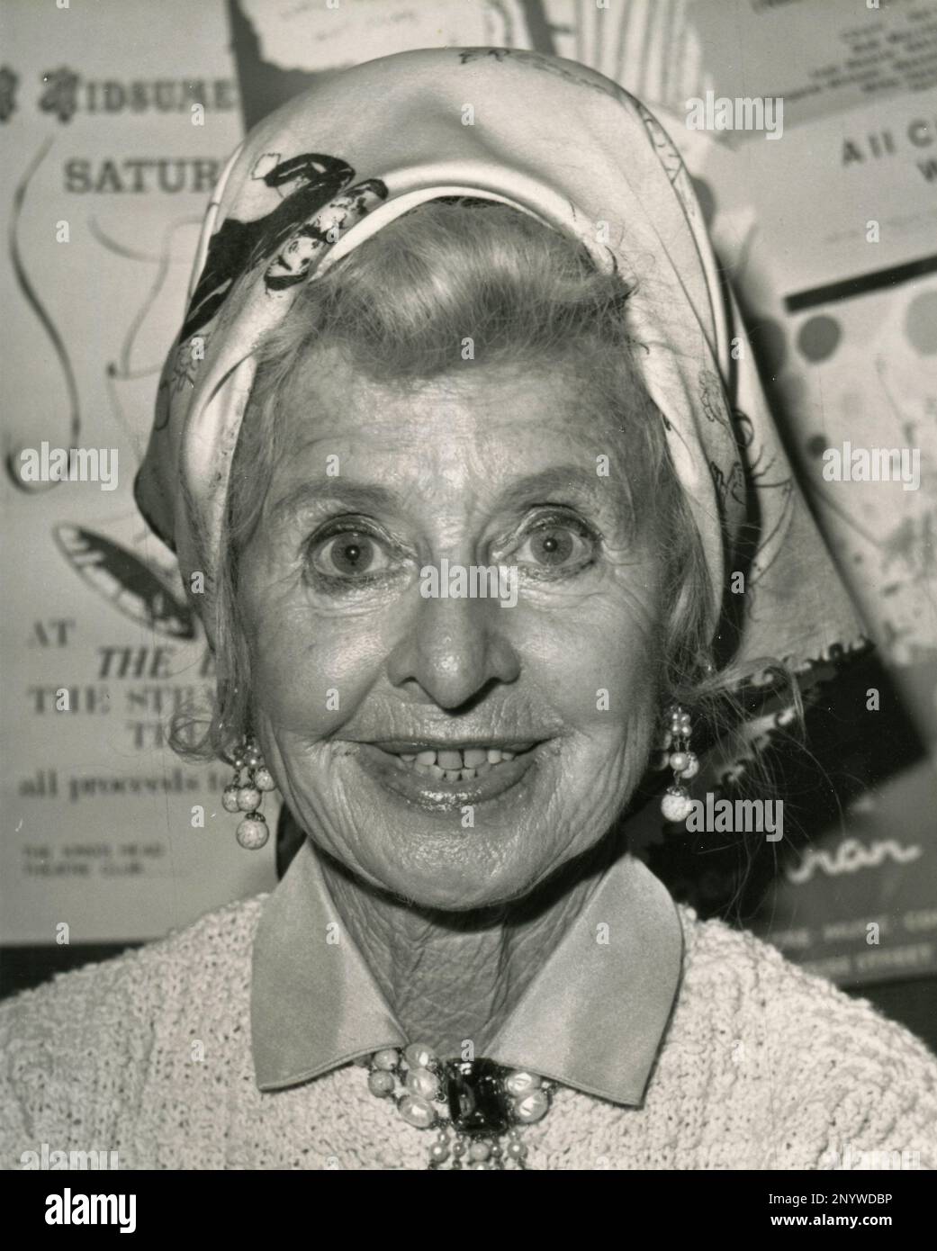 Scottish actress Mollie Weir, UK 1984 Stock Photo - Alamy