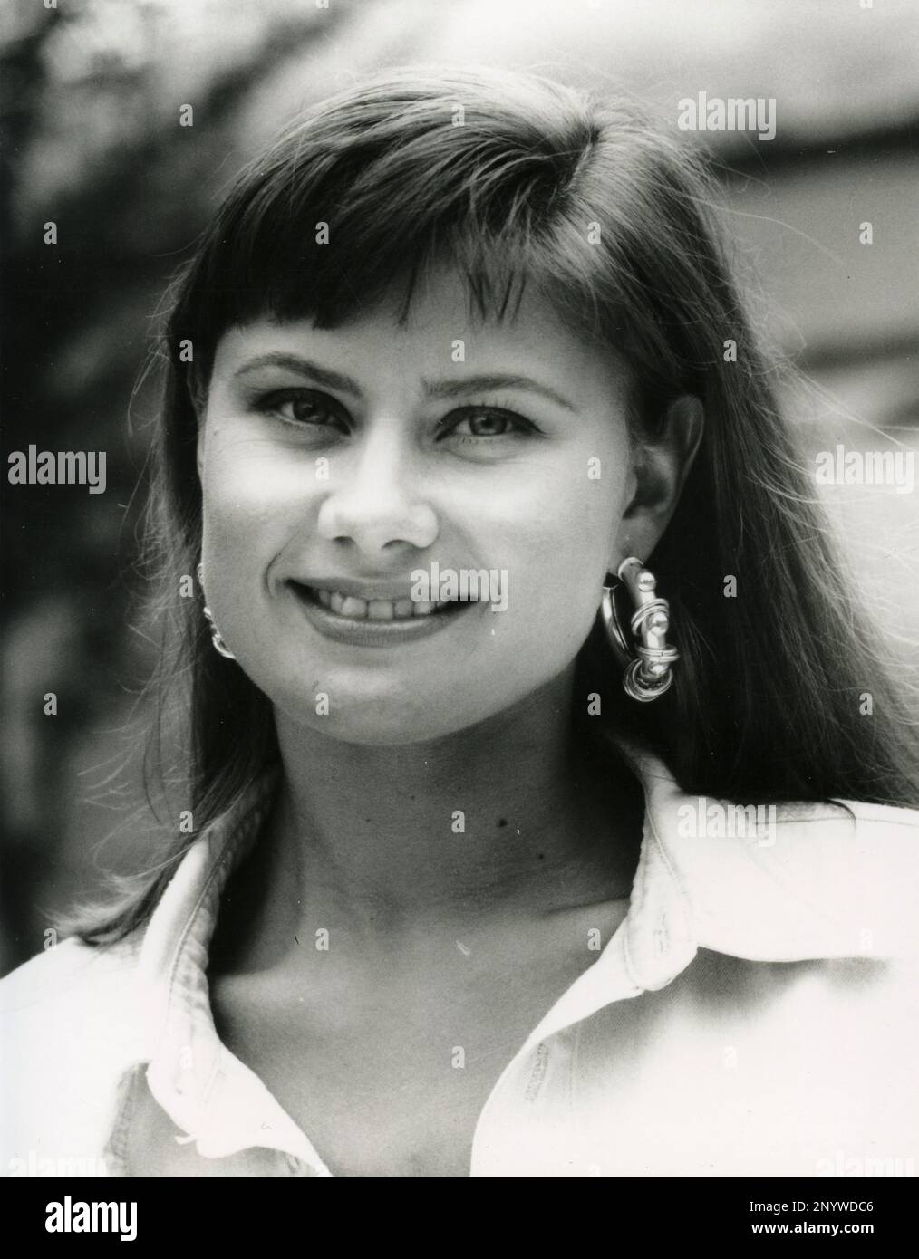 British model Sharon Moulton, UK 1989 Stock Photo - Alamy