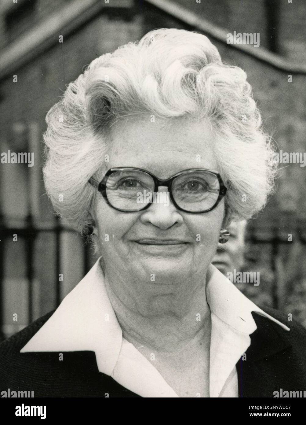 British stage and TV actress Margaretta Scott, UK 1985 Stock Photo - Alamy