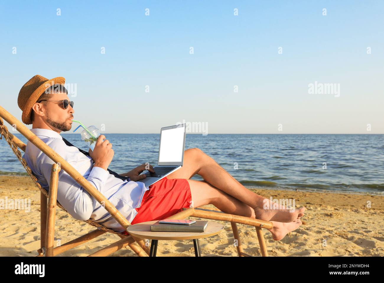 Business man trip cocktail hi-res stock photography and images - Alamy