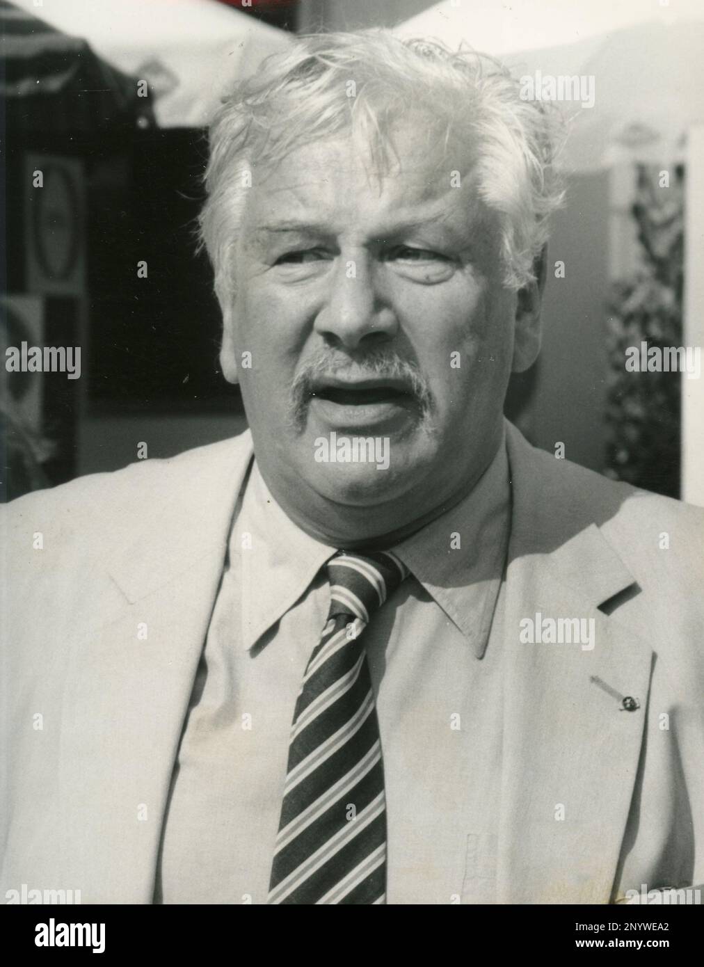 English actor, writer and film director Peter Ustinov, UK 1987 Stock ...