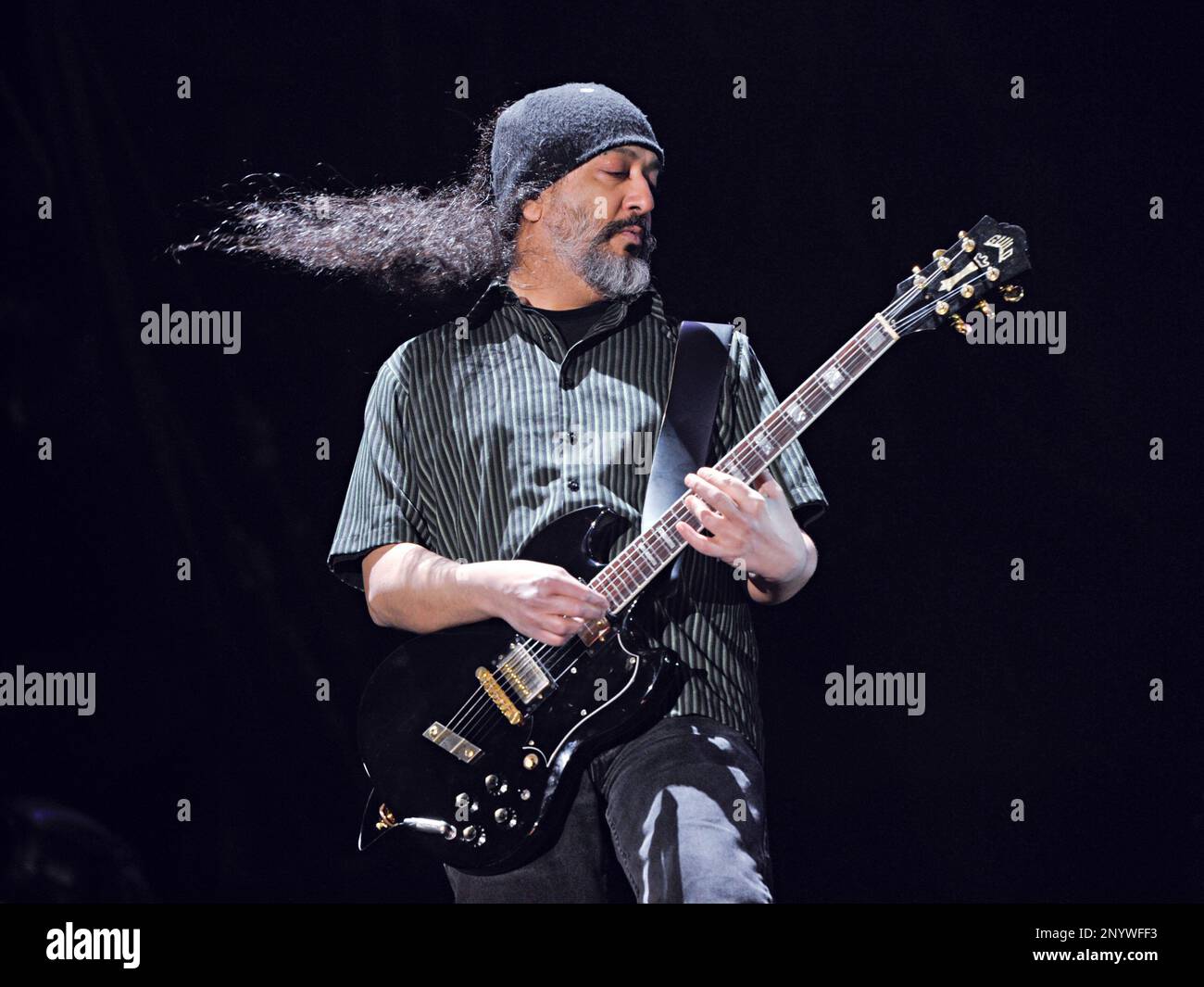 Kim Thayil of Soundgarden performs during day 1 of the Voodoo ...