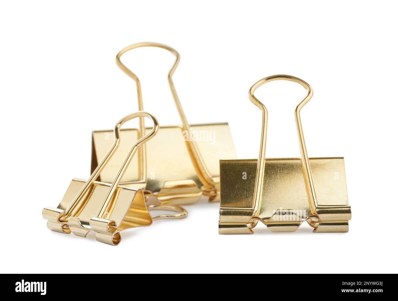 Golden paper fastener hi-res stock photography and images - Alamy