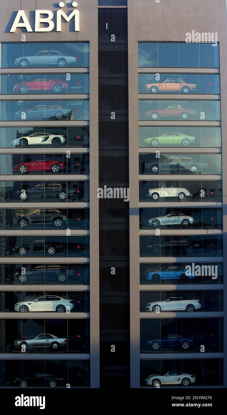 Used car seller Autobahn Motors opened a futuristic 15-storey showroom ...