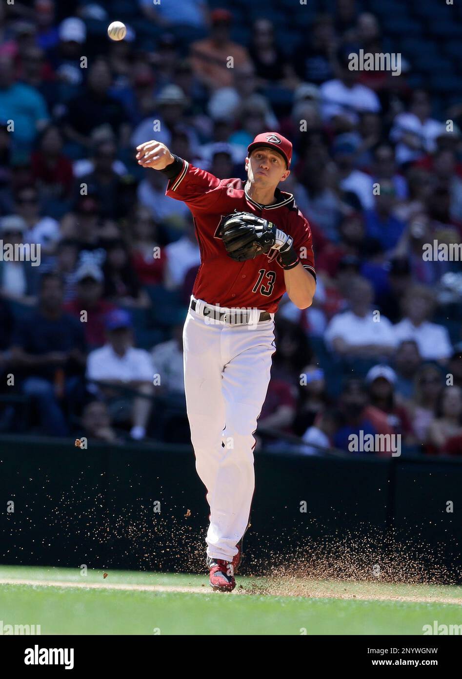 Arizona Diamondbacks shortstop Nick Ahmed (13) during a MLB baseball ...