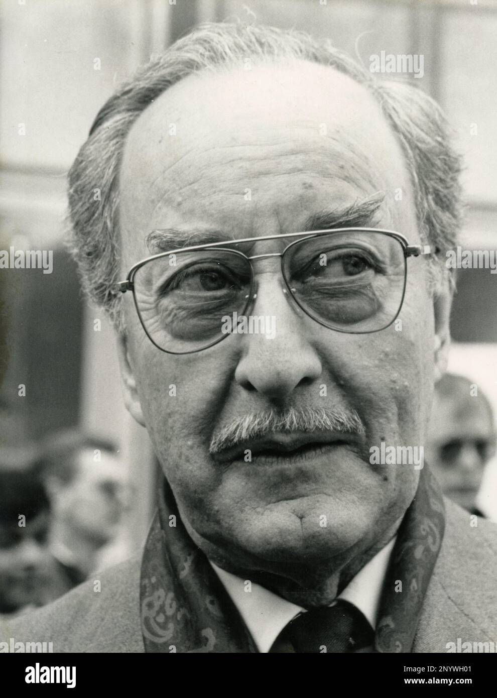 English actor Frank Thornton, UK 1986 Stock Photo - Alamy