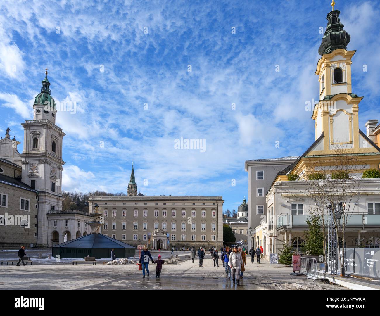 Residenz salzburg winter hi-res stock photography and images - Alamy