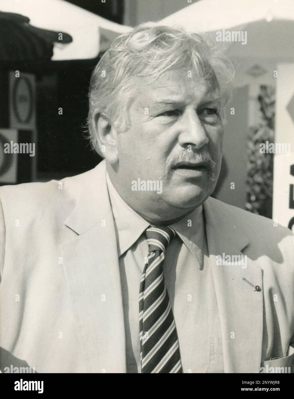English actor, writer and film director Peter Ustinov, UK 1987 Stock ...