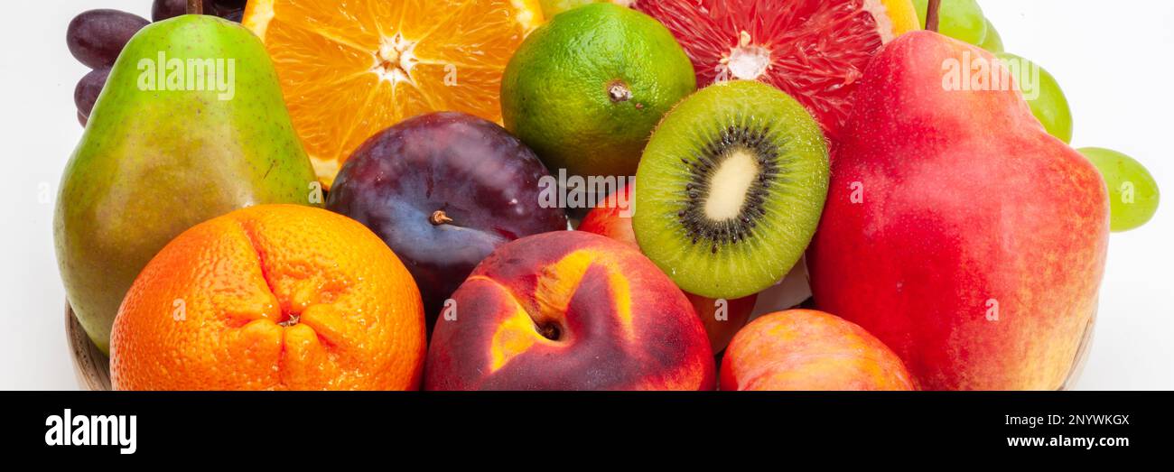 Vibrant collection fresh fruits hi-res stock photography and images - Alamy